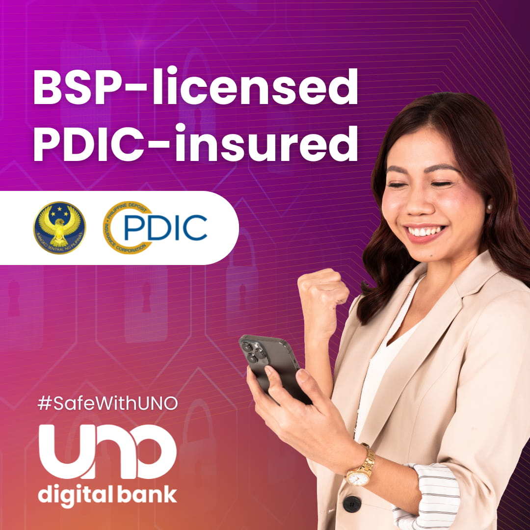 BSP-licensed & PDIC-insured - UNOBank