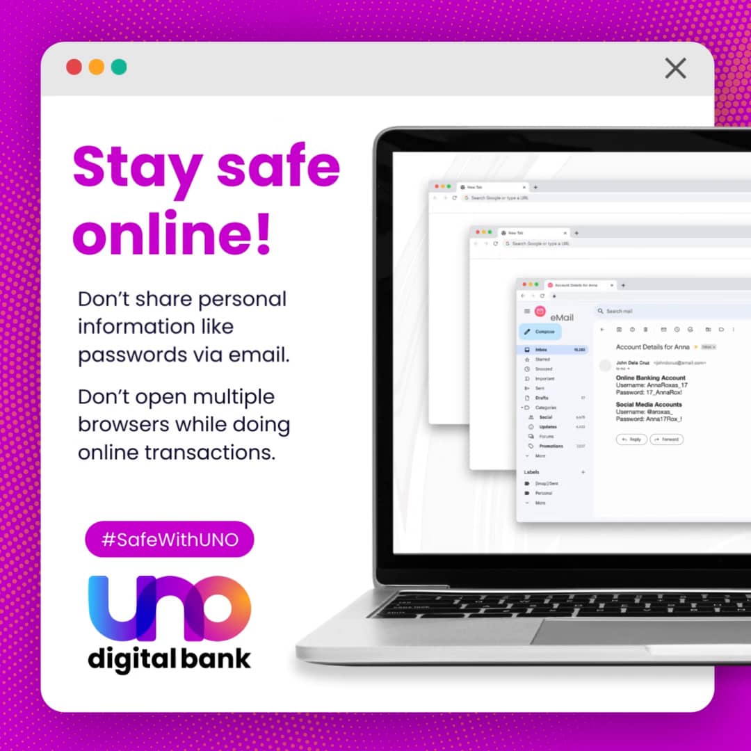Stay safe online! - UNOBank