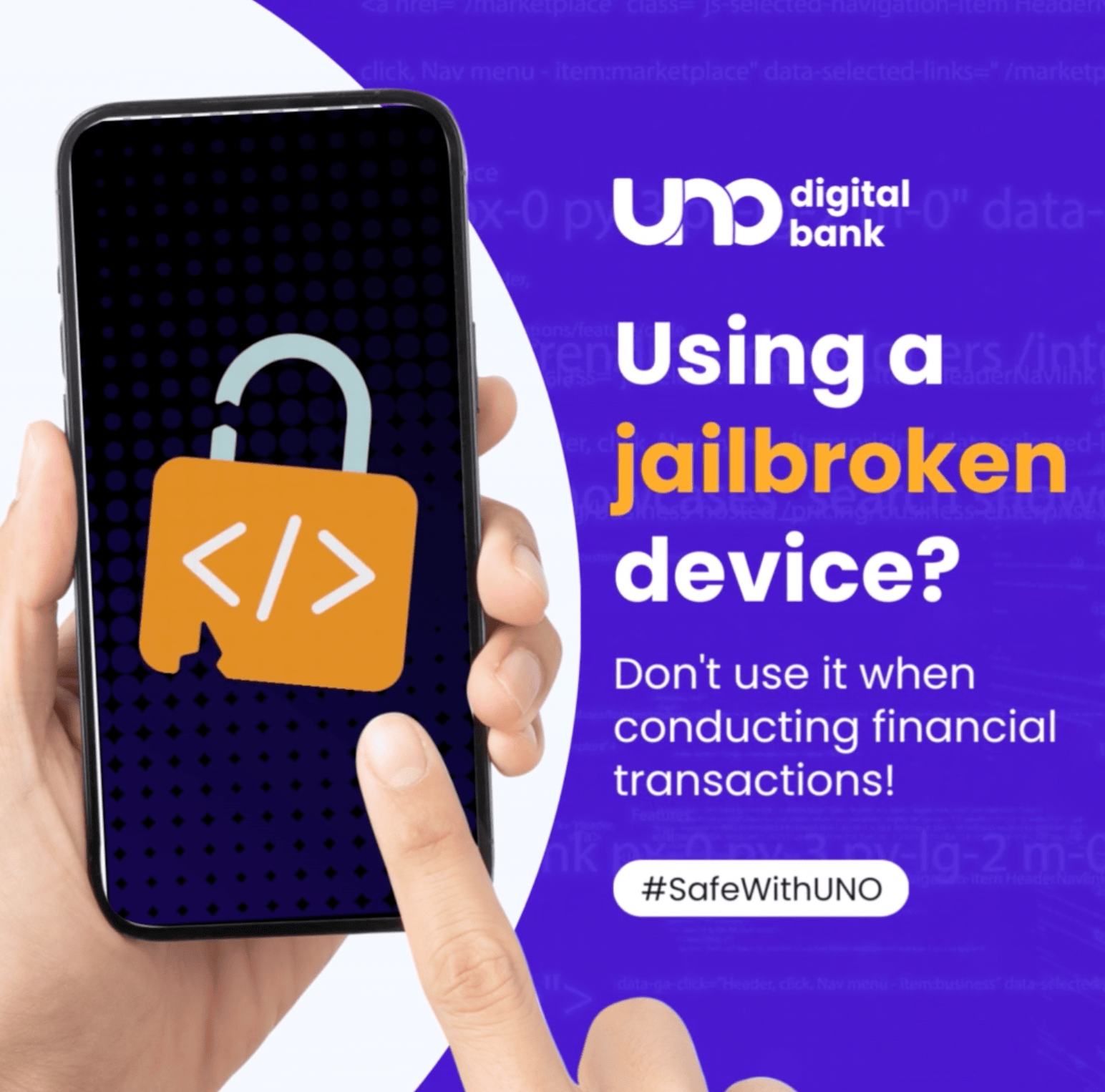 Jailbroken Device - UNOBank