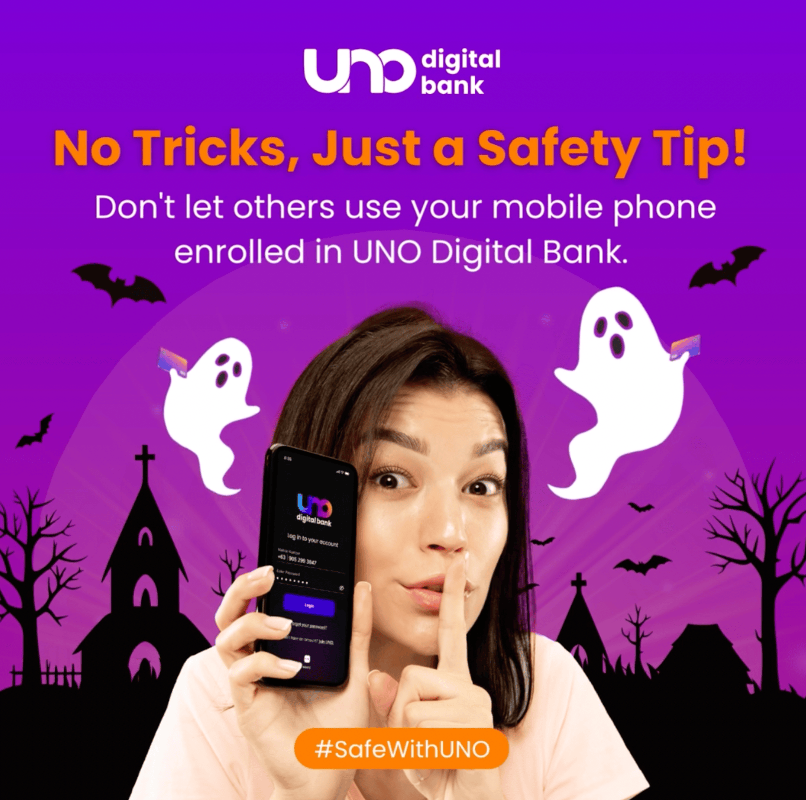 No Tricks, Just a Safety Tip! - UNOBank