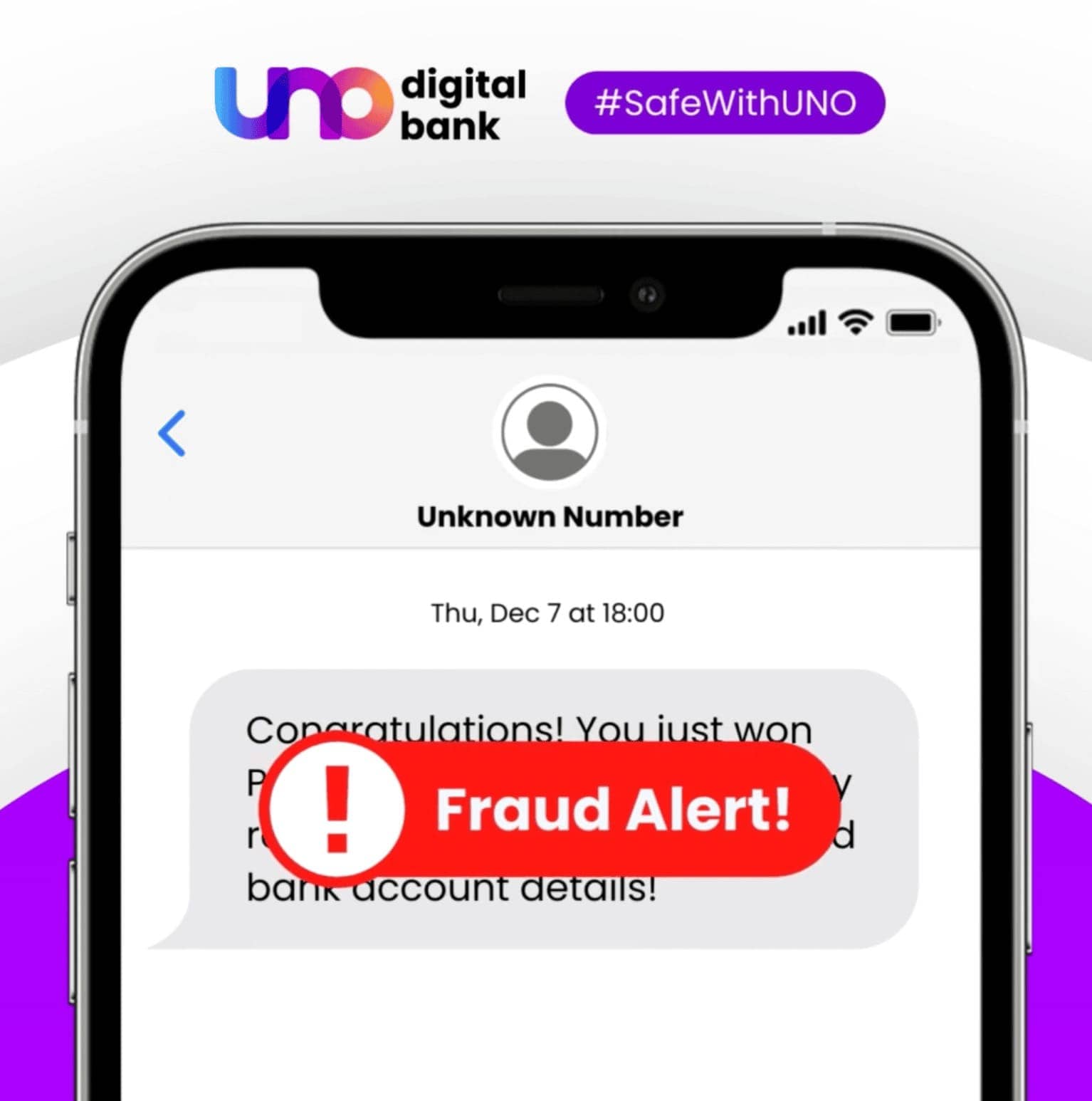 Fraud Alert - UNOBank