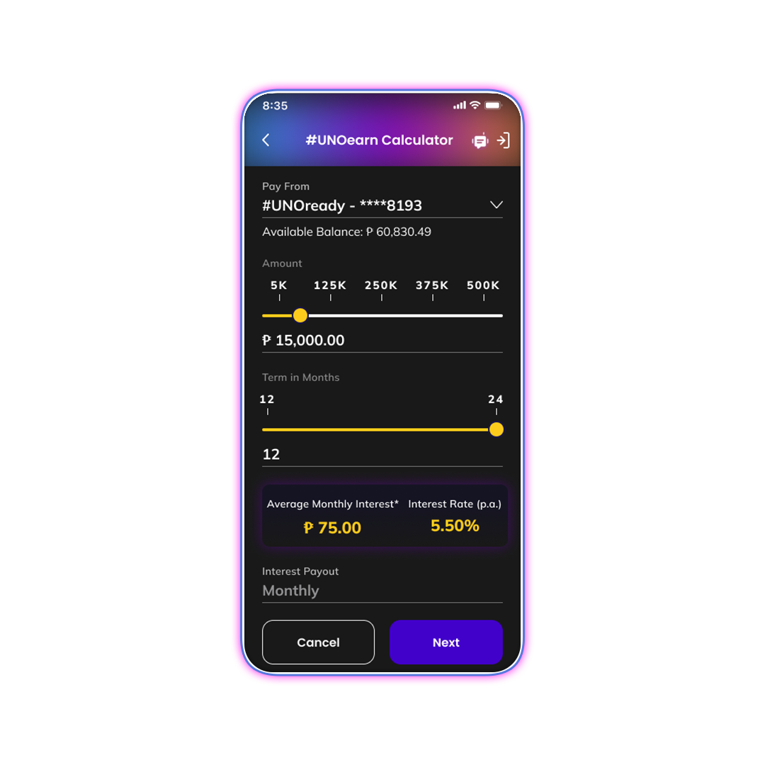 Time Deposit - UNOBank